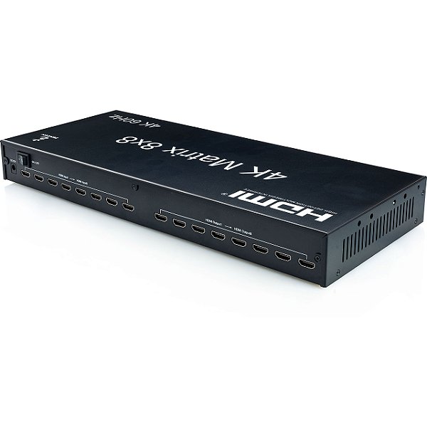 Matrix Switch De Video Hdmi 4k 8X8 - Ion Cabos