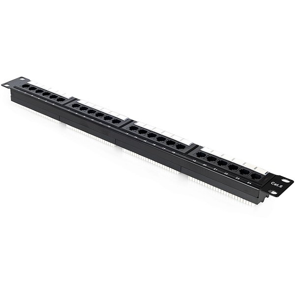 Patch Panel Universal com 24 Portas CAT-6 - Ion Cabos