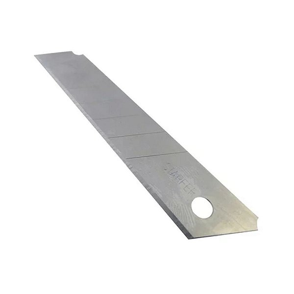 Lâmina Larga 18MM com 10 Peças Starfer - Brama Materiais