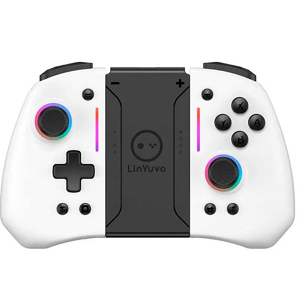 Joy Con LinYuvo KS42 Branco P Nintendo Switch