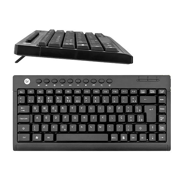 Teclado USB Mini Bright 0505 - Crystal Informática