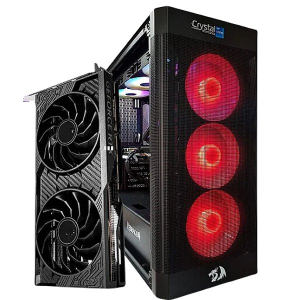 PC Gamer Crystal Com Processador Intel Core i5 12400F B660M - Crystal ...