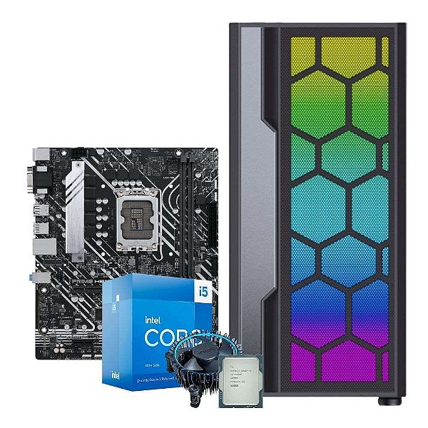 PC Gamer Crystal Intel Core i5 13400F Placa de Vídeo RTX 3050 - Crystal Informática
