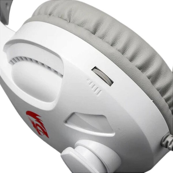 Headset Redragon Cronus White RGB – Som Potente e Conforto - Crystal ...