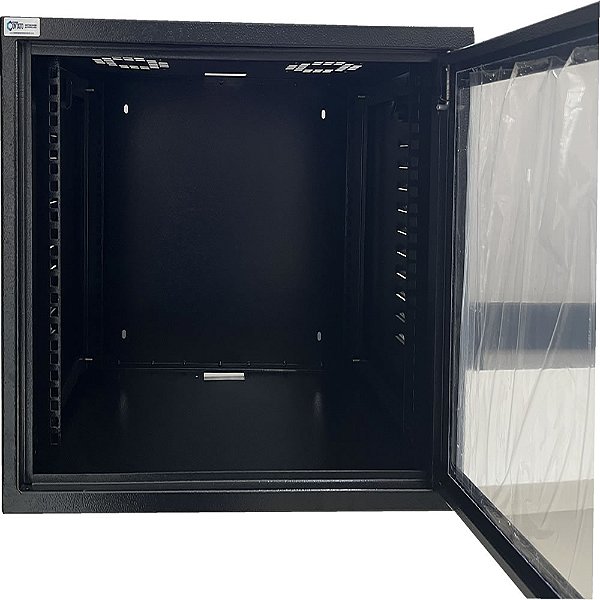 Mini Rack de Parede 19" 12U x 470mm - Crystal Informática