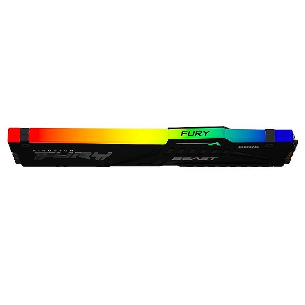 Memória Kingston Fury Beast RGB 16GB 4800MHz DDR5 CL38 - KF548C38BBA-16 - GK Infostore - Grandes ...