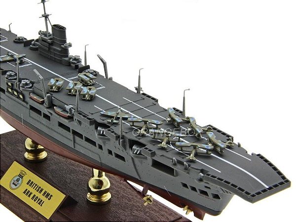 Navio Porta Aviões British HMS Ark Royal Aircraft Carrier (Noruega 1942 ...