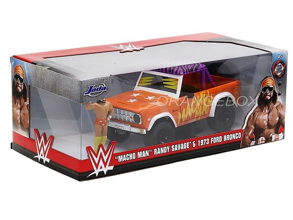 Ford Bronco Pick-Up 1973 + Figura Macho Man Randy Savage WWE Jada Toys ...