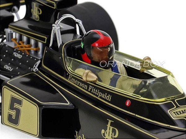 Fórmula 1 Lotus 72D John Player Special Emerson Fittipaldi GP Espanha 1972 1:18 MCG - 19 anos ...