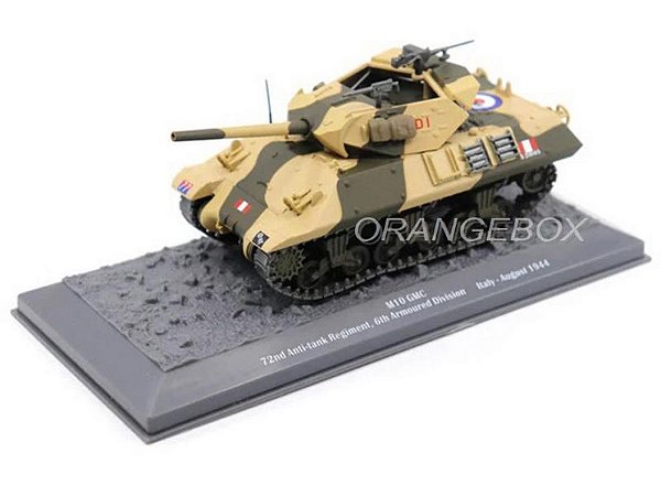 Tanque M10 Tank Destroyer Italy 1944 1:43 Motorcity Classics - 20 anos ...