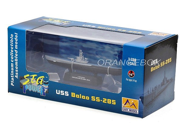 Submarino USS Balao SS285 1944 1:700 Easy Model - 18 anos! Loja on-line ...