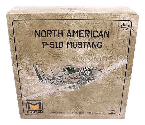 Avião P-51D Mustang USA 1:72 Motorcity Classics - 20 anos! Loja on-line ...