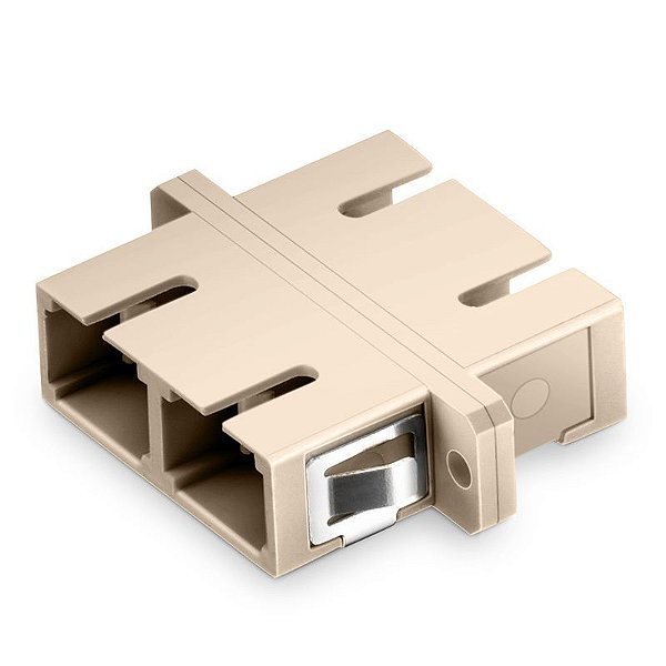 Acoplador Óptico Duplex Multimodo SC SC UPC - Lojamatel