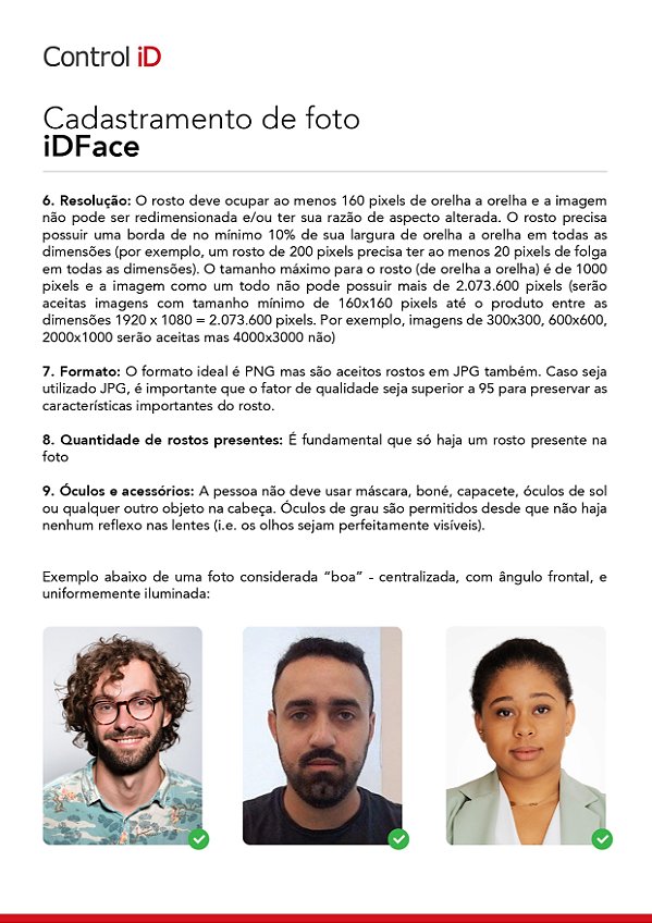 iDFACE PRO - Controle de Acesso Reconhecimento Facial (10mil faces) + SIP + Proximidade 125 kHz ...