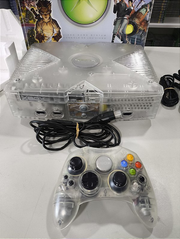 Console Microsoft Xbox Clássico Crystal Limited Edition - www ...