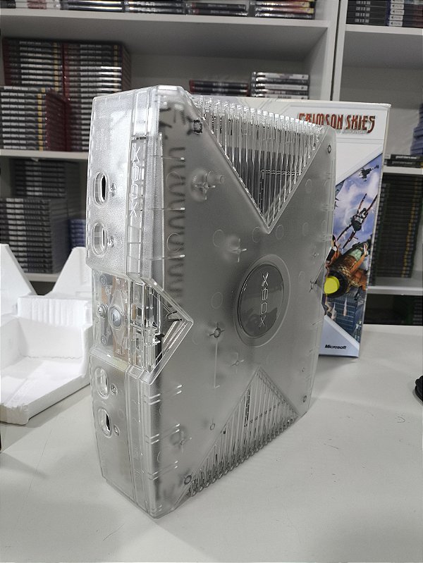 Console Microsoft Xbox Clássico Crystal Limited Edition - www ...