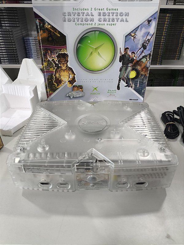 Console Microsoft Xbox Clássico Crystal Limited Edition - www ...