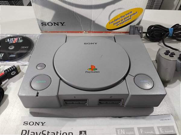 Console Playstation 1 Fat Americano Travado - PS1 FAT - www.maicongames ...