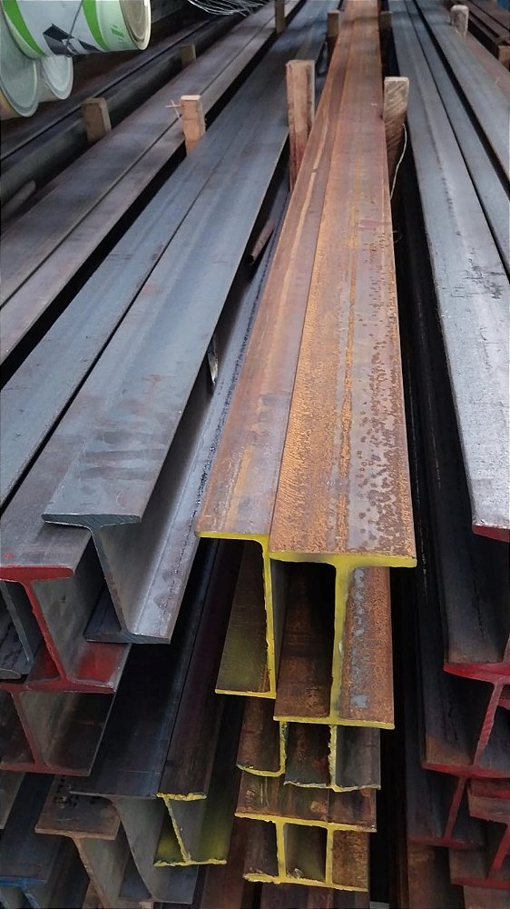 VIGA W 150X13 AÇO 12 METROS LAMINADA - Brasfer o Lojão do Aço