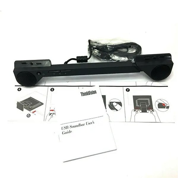 Alto Falante Soundbar Usb Lenovo Thinkvision Novo - Seven Distribuidora ...
