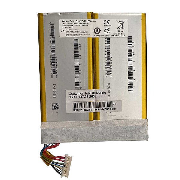 Bateria Para Tablet Positivo S14-7G-2S1P3000-0 / 88R-S147G3-2603 - Seven Distribuidora de ...