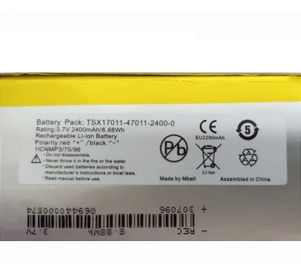Bateria Tablet Cce Tsx17011-47011 3.7v 2400mah 8.88wh - Seven ...
