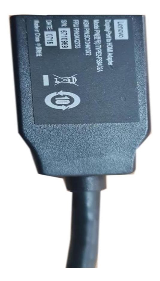 Cabo Lenovo Displayport Para Hdmi Adaptador Type 2-ps8402a - Seven ...