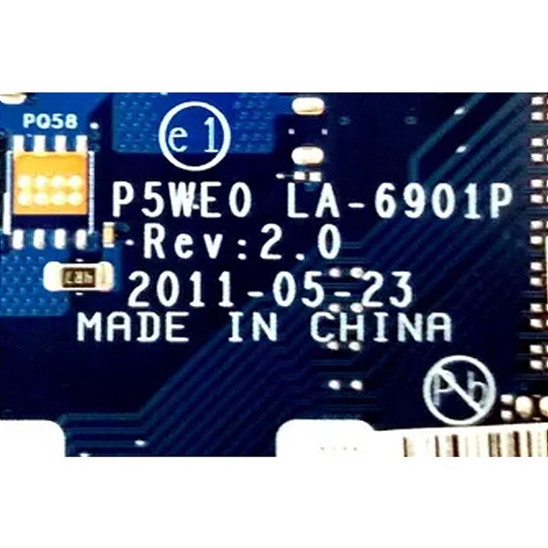 Placa Mãe Notebook Acer 5750 5350 La-6901p P5we0 Nova - Seven ...