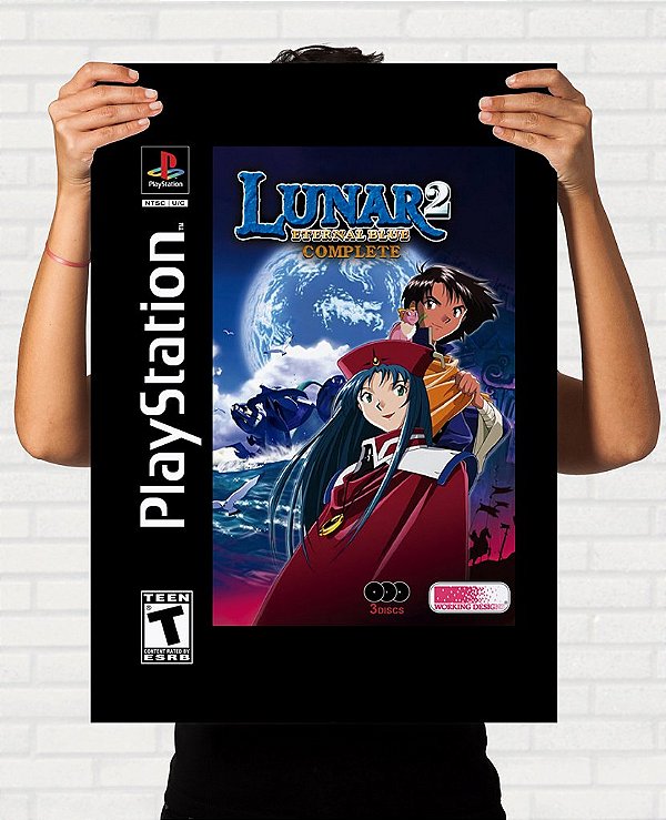 Quadro Capa do Lunar 2 - Sony PlayStation (PSX) Americano - Final Frame ...
