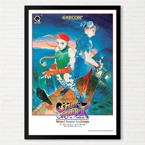 Quadro Super Street Fighter 2 X Grand Challenge Chunli e Cammy - Arcad ...
