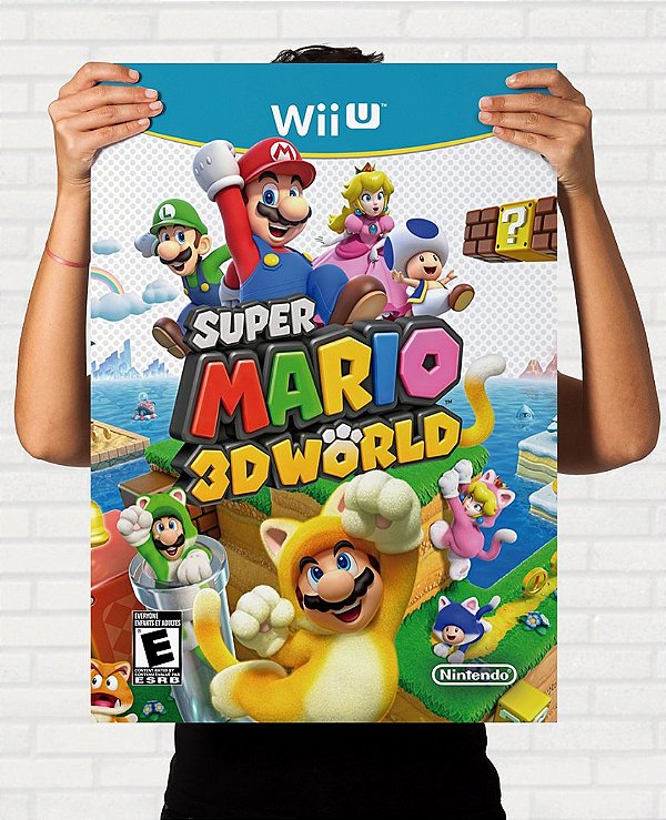 Poster Capa do Super Mario 3D World - Nintendo Wii U - Final Frame ...