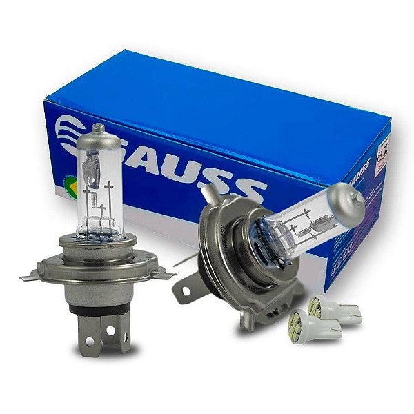 Par Lâmpada Gauss Tom Original Fiat Mobi 2016-2020 H4+Pingo - MozBR ...