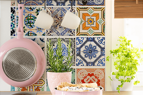 Adesivo Contact Azulejos 10 Metros x 45cm - Pek Screen