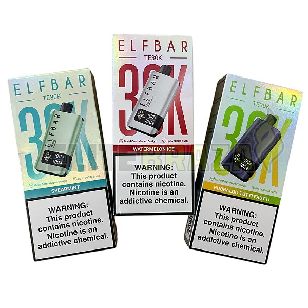 ELFBAR TE 30K 30000 MIL PUFFS - POD DESCARTÁVEL - Elitebraza.com