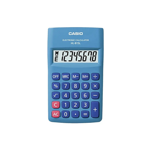 CALCULADORA ELETRONICA CASIO HL-815L 8 DIGITOS - annapapelaria.com.br