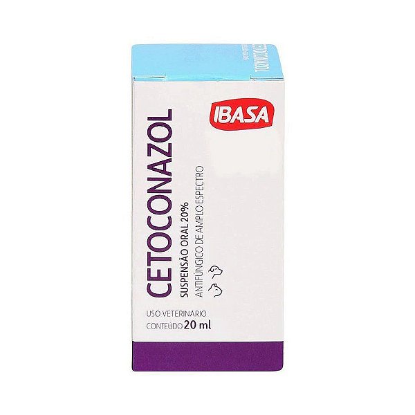 Cetoconazol Suspensão Oral 20% 20 mL - Ibasa - Kajavet Farmácia Veterinária