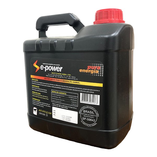 E-Power 5 Lts - Univittá - Kajavet Farmácia Veterinária