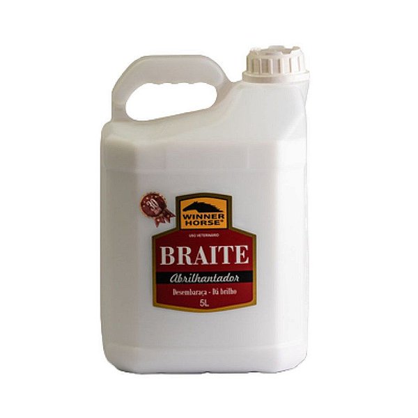 Braite Abrilhantador 5 Lts - Winner Horse - Kajavet Farmácia Veterinária