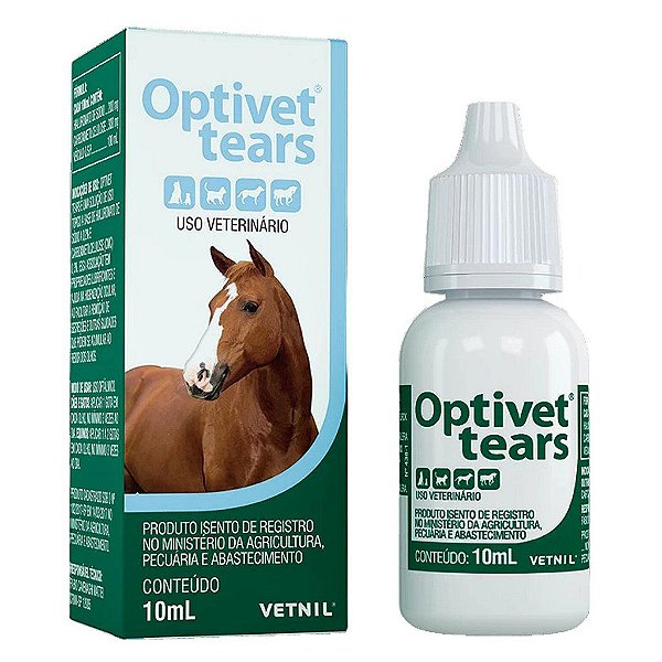 Optivet Tears 10 mL - Vetnil - Kajavet Farmácia Veterinária