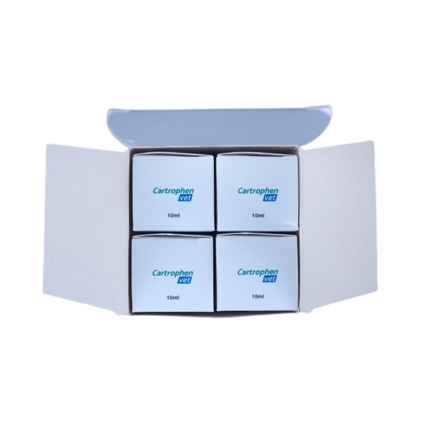 Cartrophen Vet 10% 10 mL Caixa Com 4 Frascos - Biopharm Austrália ...