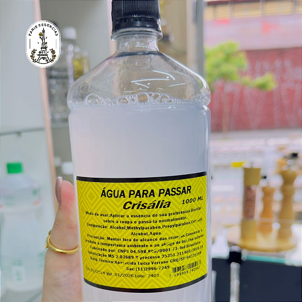 Água de Passar Crisália 1litro -(un) - Paris Essencias