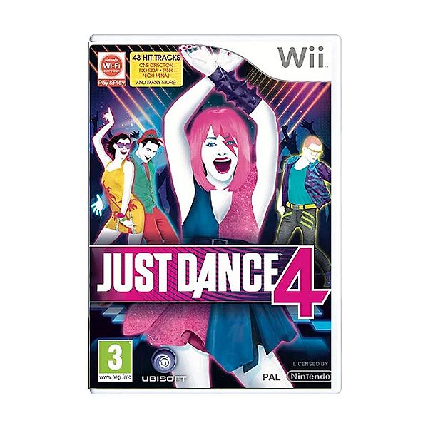 Jogo Seminovo Just Dance 4 Wii Game Shark Store