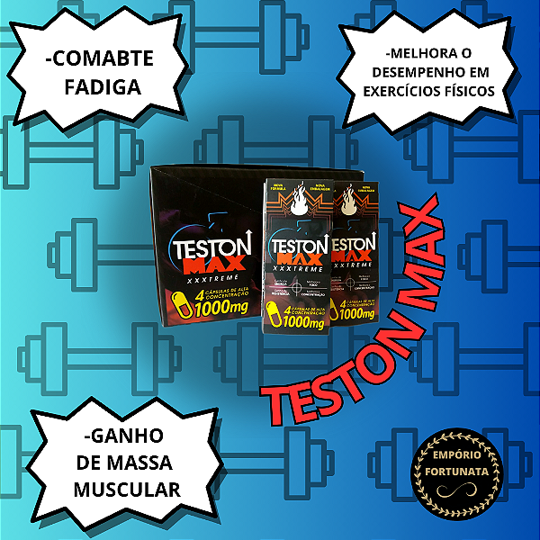Kit Teston Max 100% Natural 24 Cápsulas Multivitta - Empório Fortunata ...