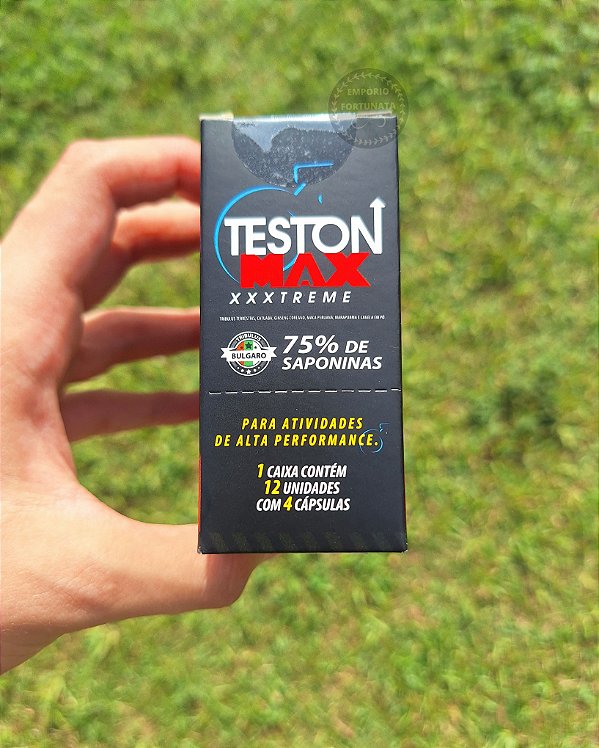 Teston Max 100% Natural Caixa 48 Cápsulas - Empório Fortunata ...