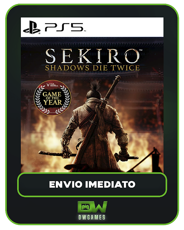Sekiro - PS5 - Edição Padrão - Mídia Digital - DW Games