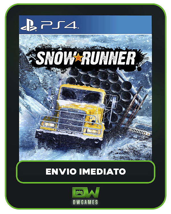 SnowRunner - PS4 - Edição Padrão - Mídia Digital - DW Games
