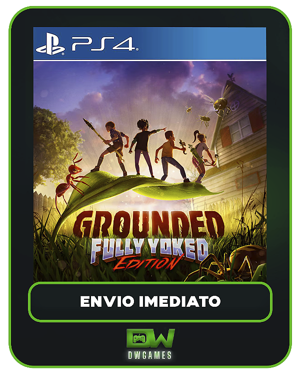 Grounded - Edição Padrão - PS4 - Mídia Digital - DW Games