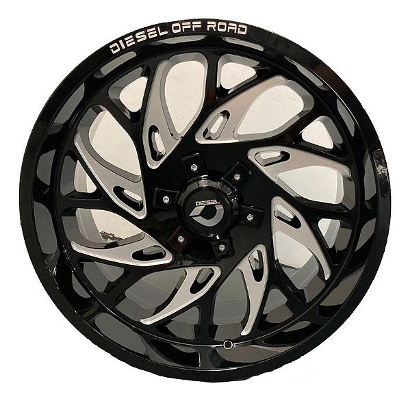 Roda Diesel Monster Aro 20x10 Off Set -12 Furação 6x139,7 - 4x4import ...