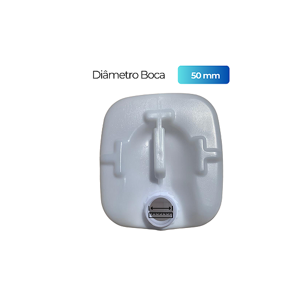 Bombona Natural Translucida de 20L com Tampa Lacre Rosca Nastripack - Nastripack Embalagens