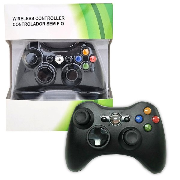 Controle Compatível com Xbox 360 e PC Sem fio - Pegue Pegue